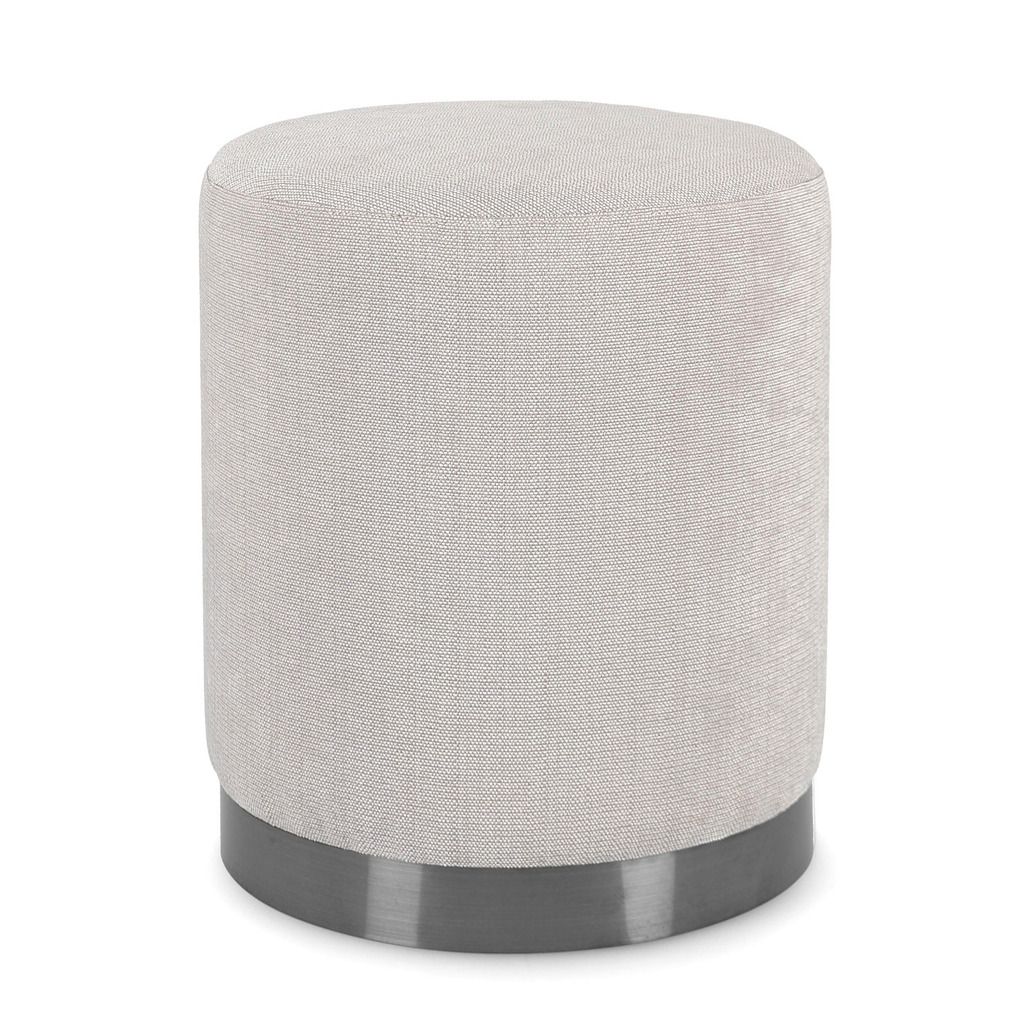 Pouf Ernestine Colore Grigio Chiaro