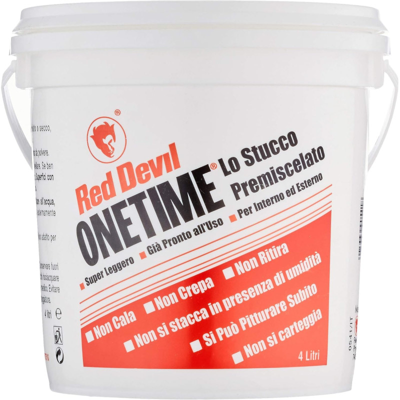 Stucco per Esterni Onetime Bianco Litri 4