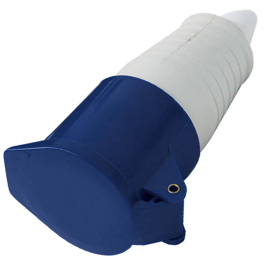 PRESA IEC 16A 2P+T 220V IP44 BLU