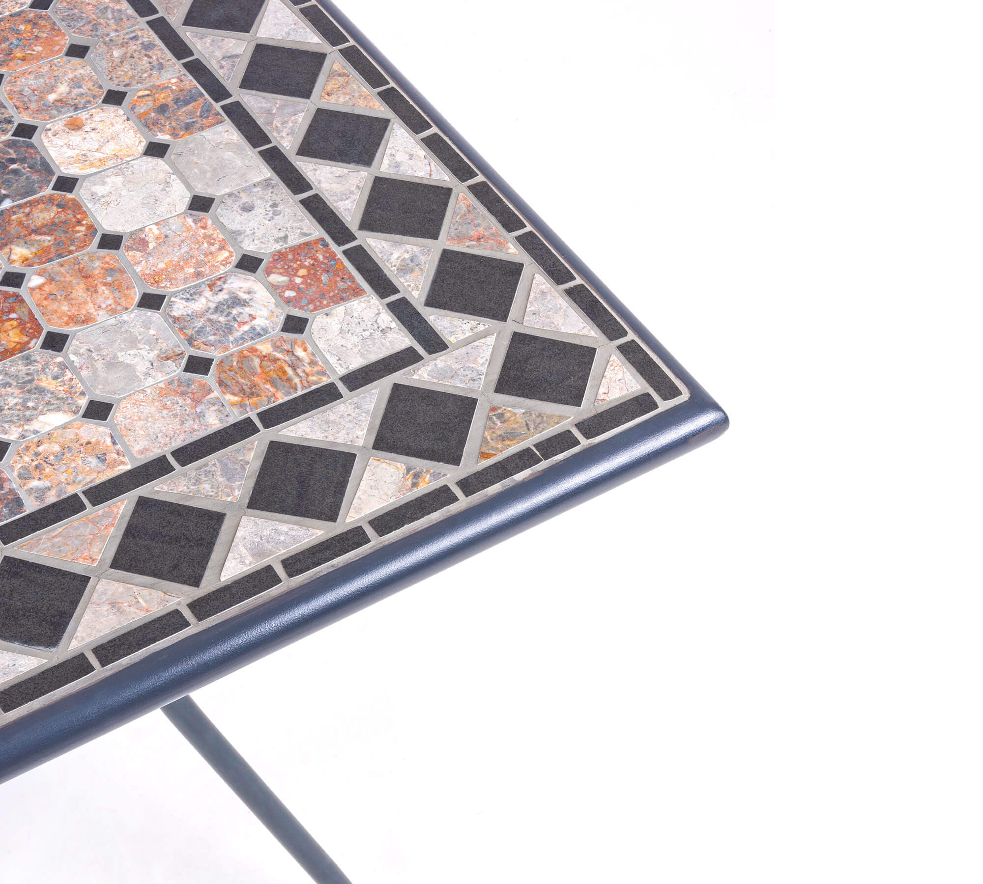 TAVOLO MOSAICO CM.70X70 CON 2 SEDIE