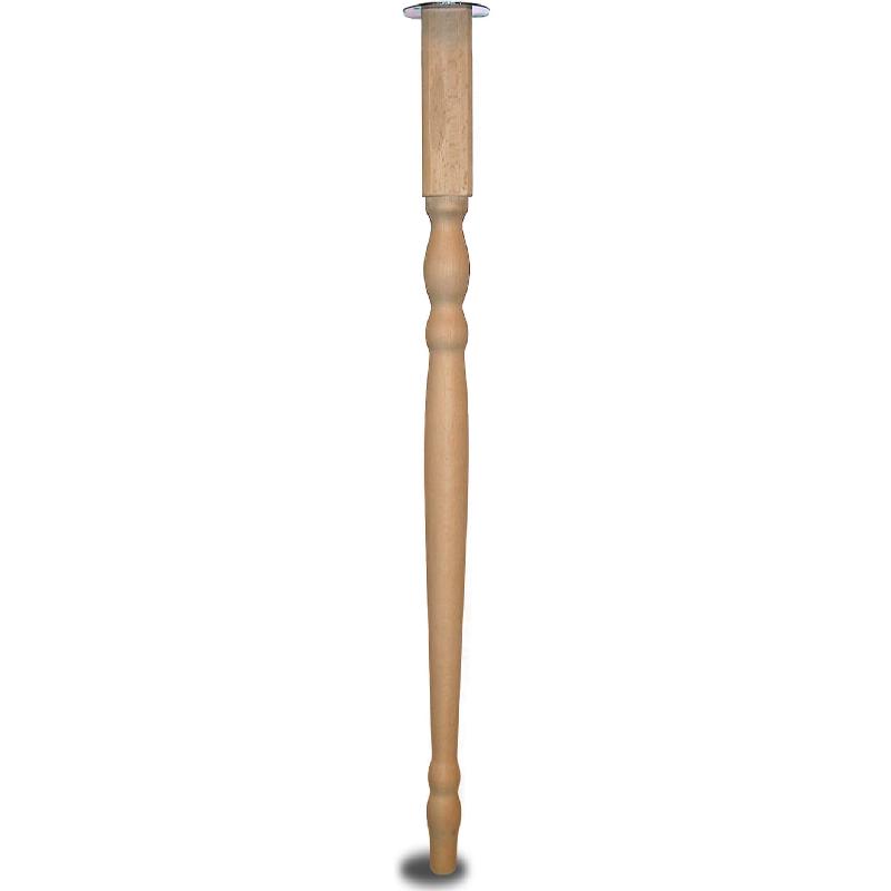 GAMBA TAVOLO DIAMETRO 62 MM H.75 CM LEGNO SAGOMATO
